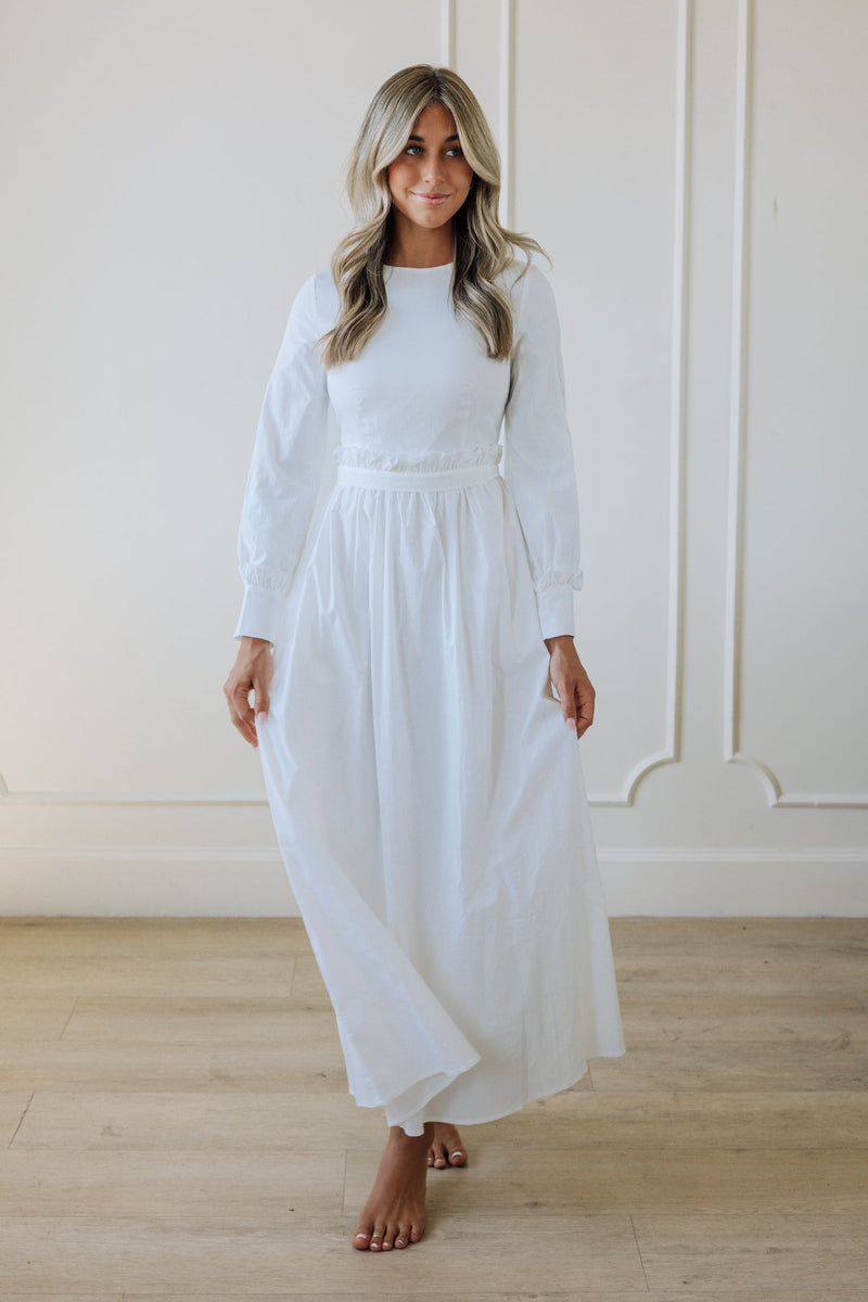 Lola LDS Temple Gown at Sophia's Style – SophiasStyle.com