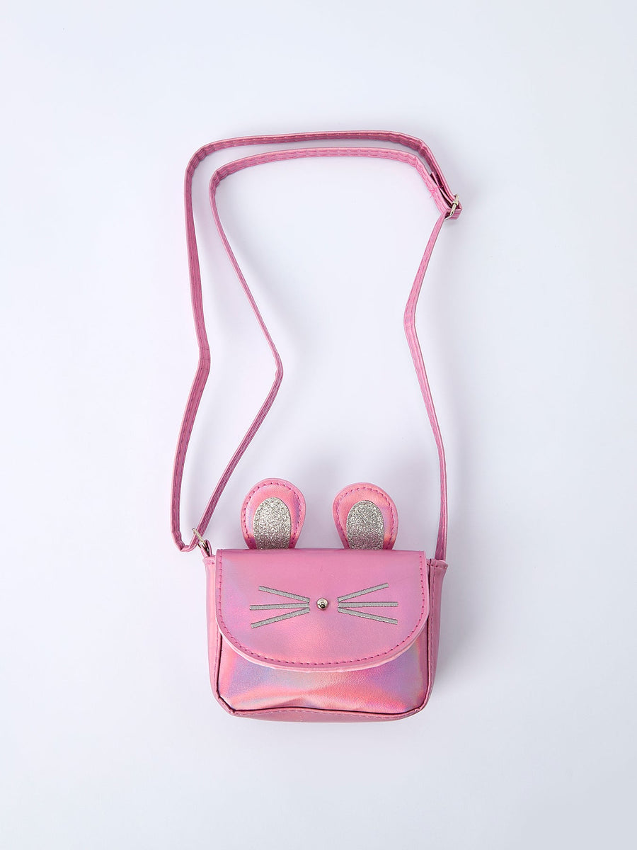 Spring Bunny Ear Pink Girl Crossbody Bag from Rylee Faith Designs at ...