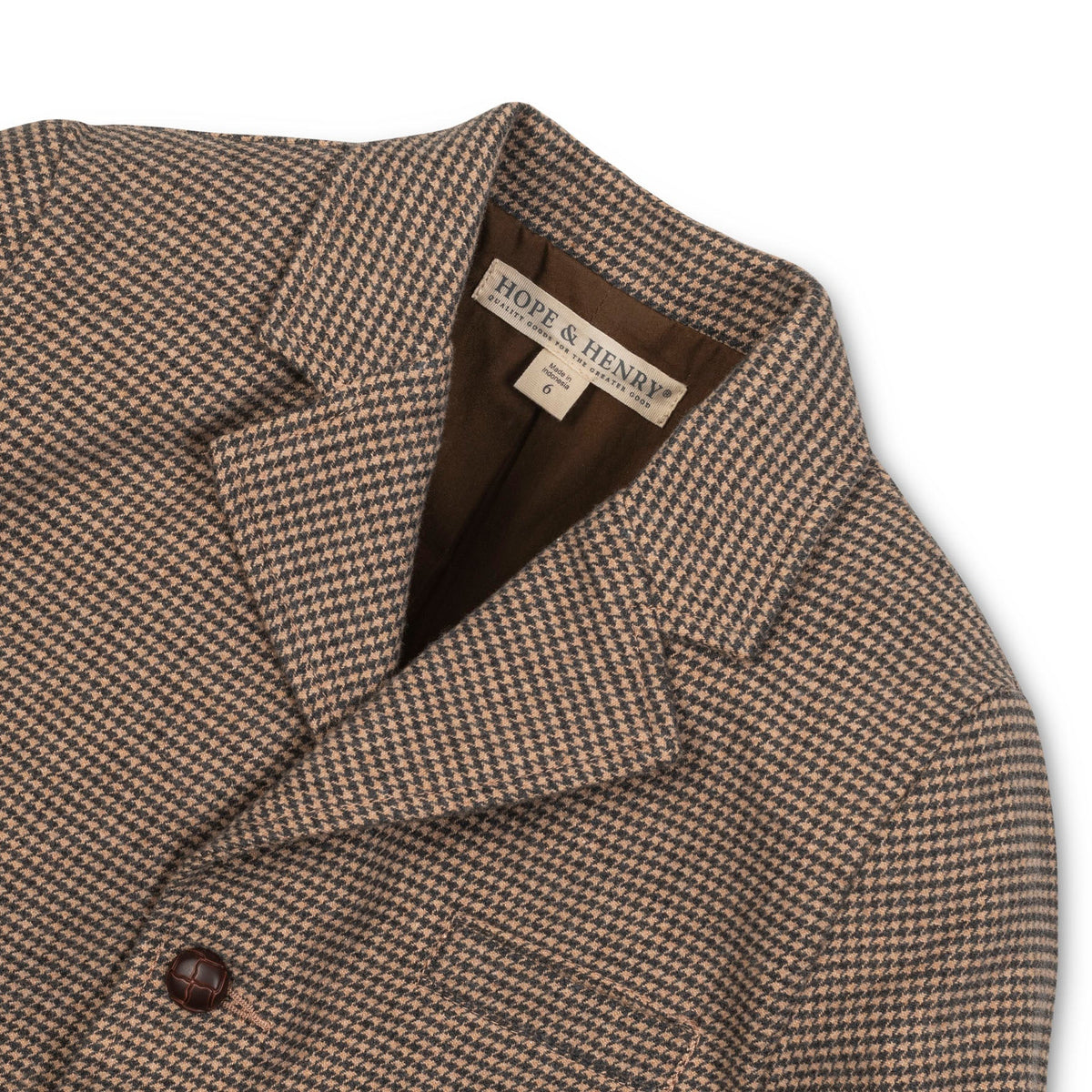 Organic Brushed Cotton Suit Jacket from Hope & Henry at Sophia's Style ...