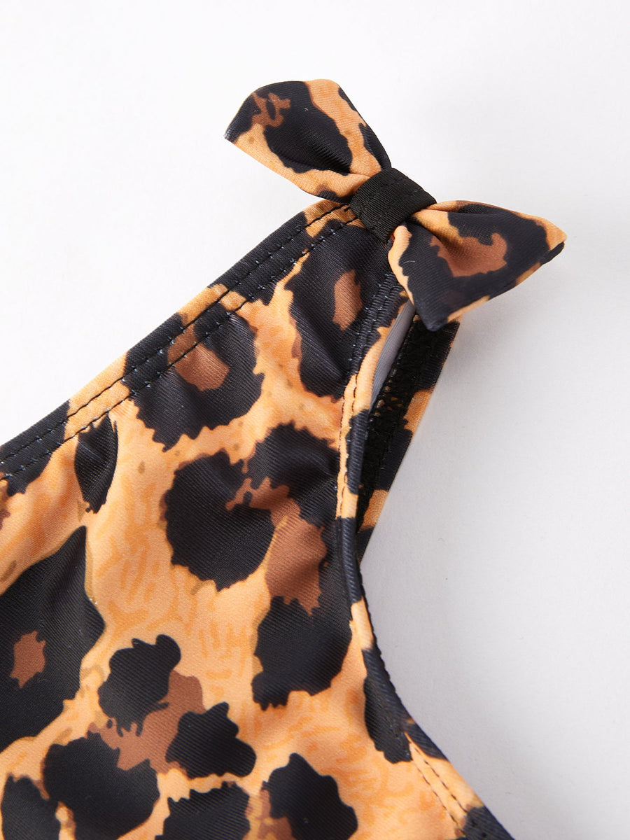 "Leopard Print" Girls' Swimsuit from Rylee Faith Designs at Sophia's ...