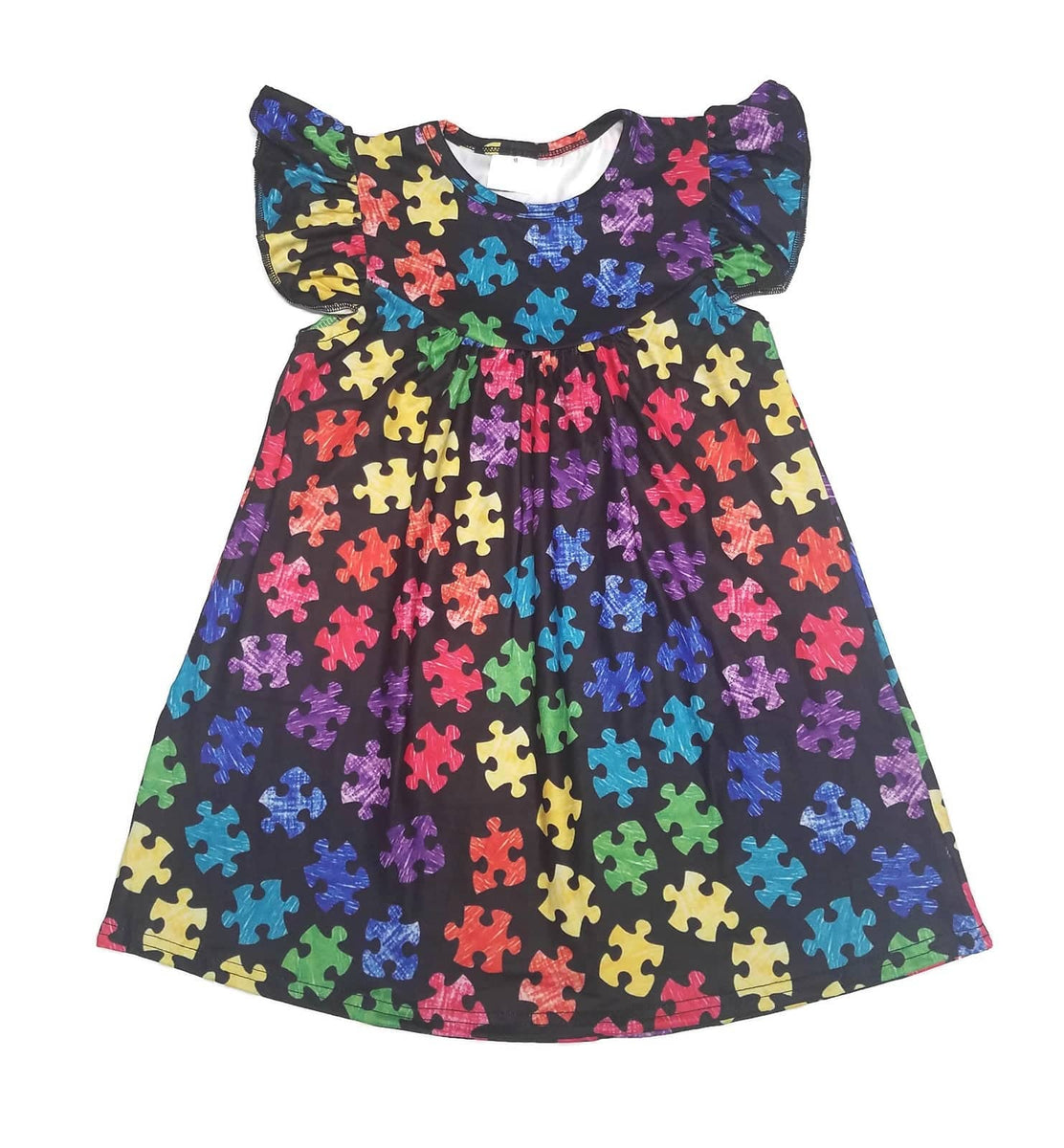 Autism Awareness Milk Silk Flutter Dress from Great Lakes Kids at ...