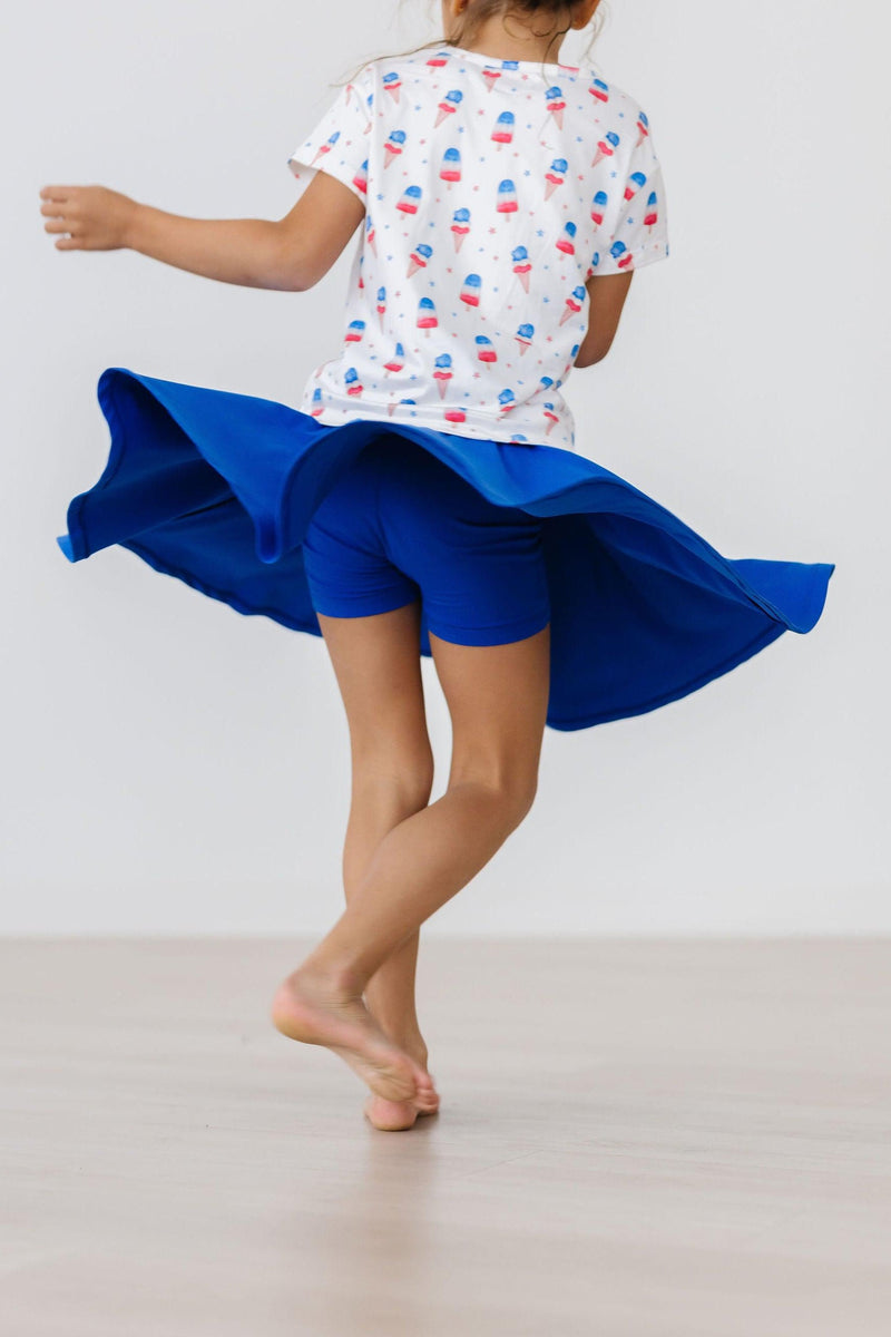 Royal Blue Twirl Skort – SophiasStyle.com