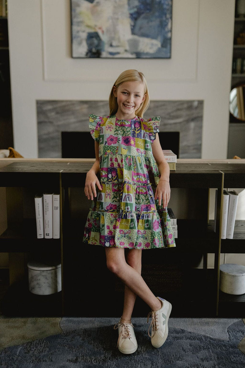 Girls Meredith Dress | Sunshine Quilt Dress Mommy & Me Matching Outfit ...