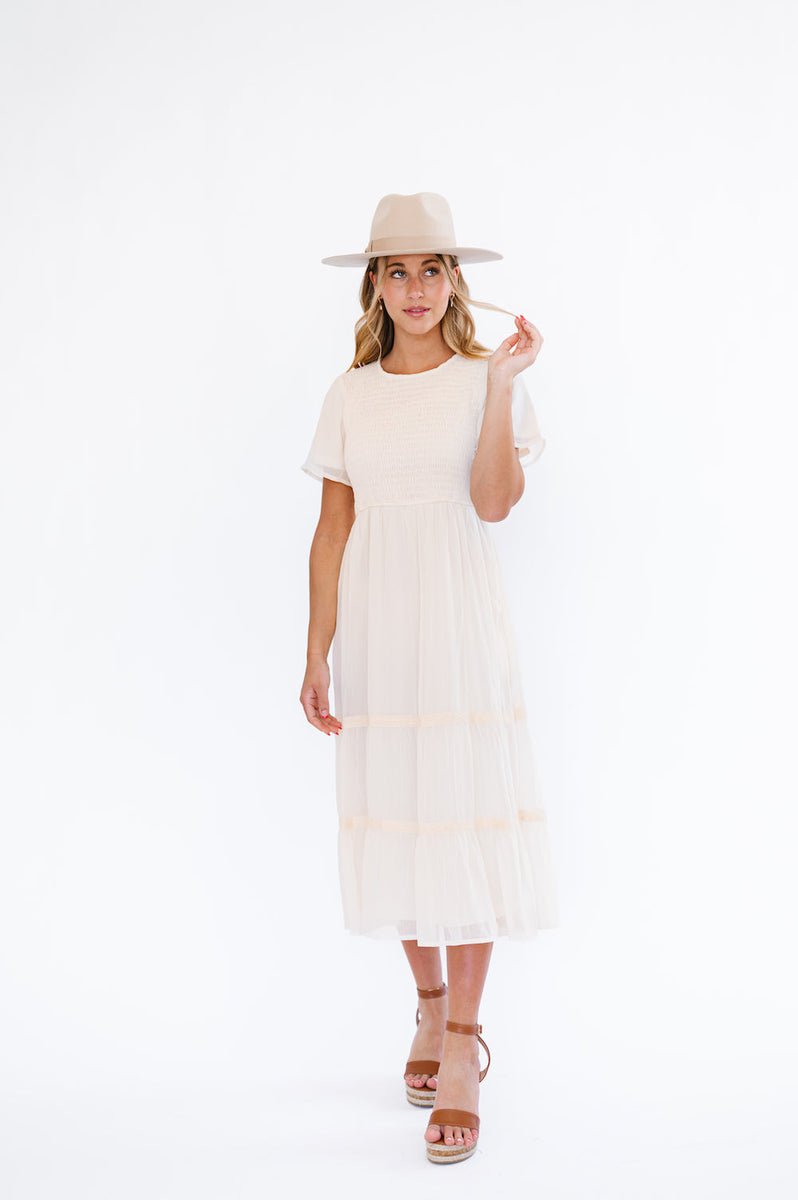 Kanyan Dress in Cream – SophiasStyle.com