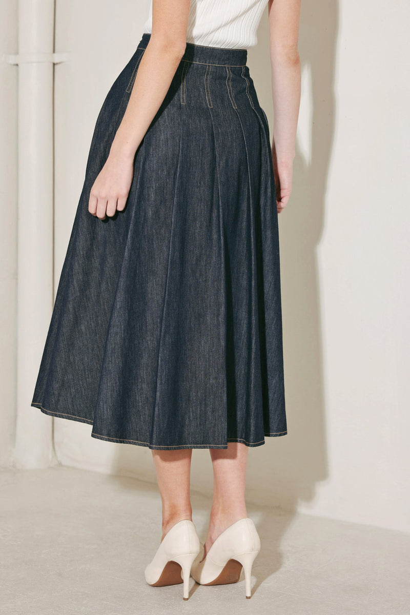 MAIN STAGE CLASSIC DENIM CIRCLE SKIRT at Sophia's Style – SophiasStyle.com