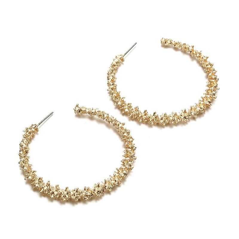 Nugget Hoop Earrings from Hollywood Sensation at Sophia's Style ...