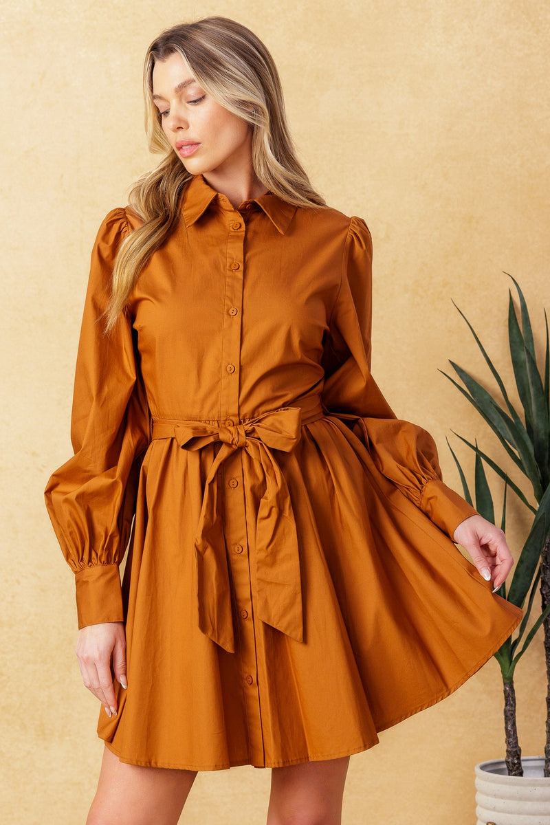 EATONS NECK WOVEN MINI DRESS from Flying Tomato at Sophia's Style ...