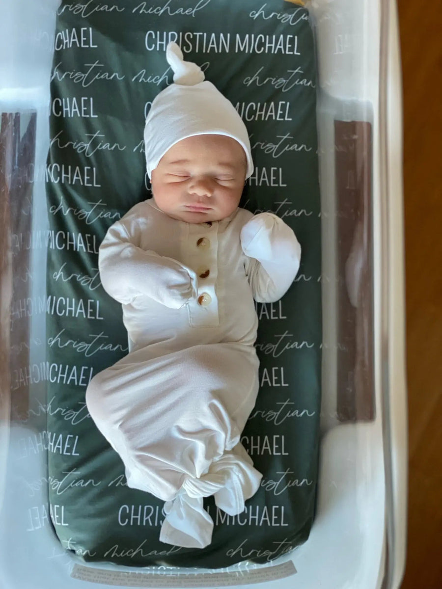 Baby Gowns, Newborn Gowns, Preemie Baby Clothes - White from Stroller ...