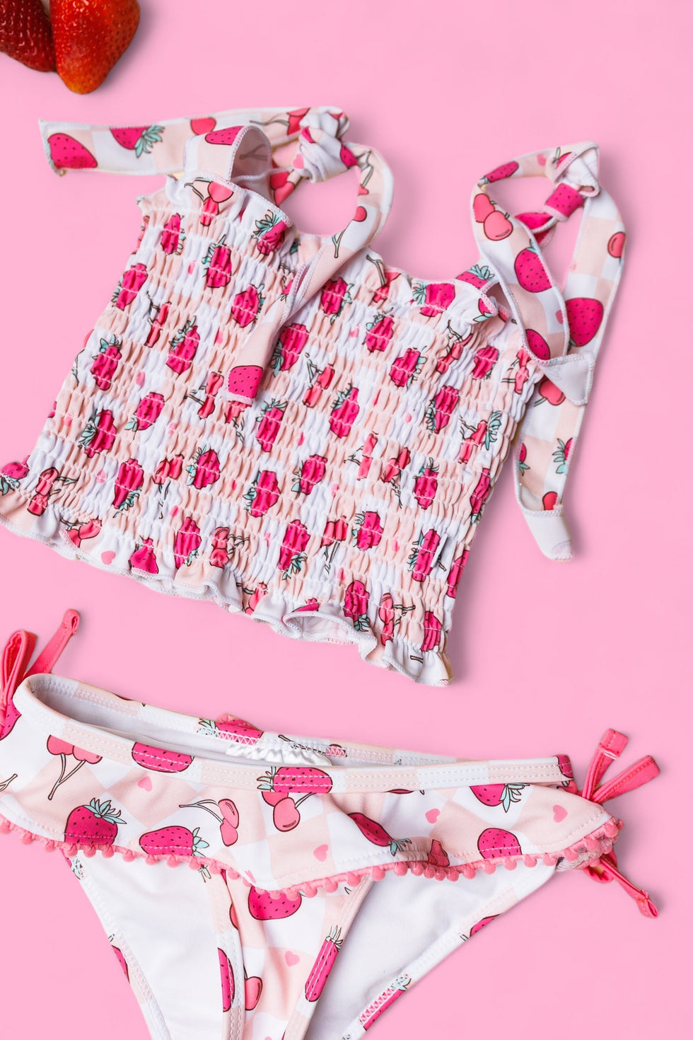 EXCLUSIVE BERRY BROOKLYN DREAM SMOCKED TANKINI TWO PIECE SWIM SUIT ...