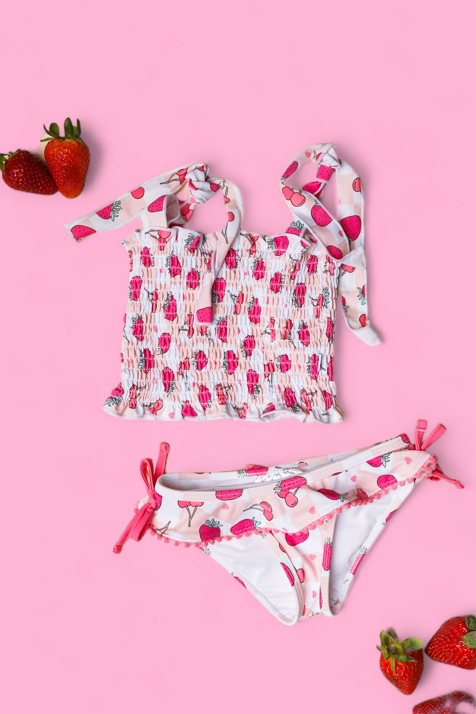 EXCLUSIVE BERRY BROOKLYN DREAM SMOCKED TANKINI TWO PIECE SWIM SUIT ...
