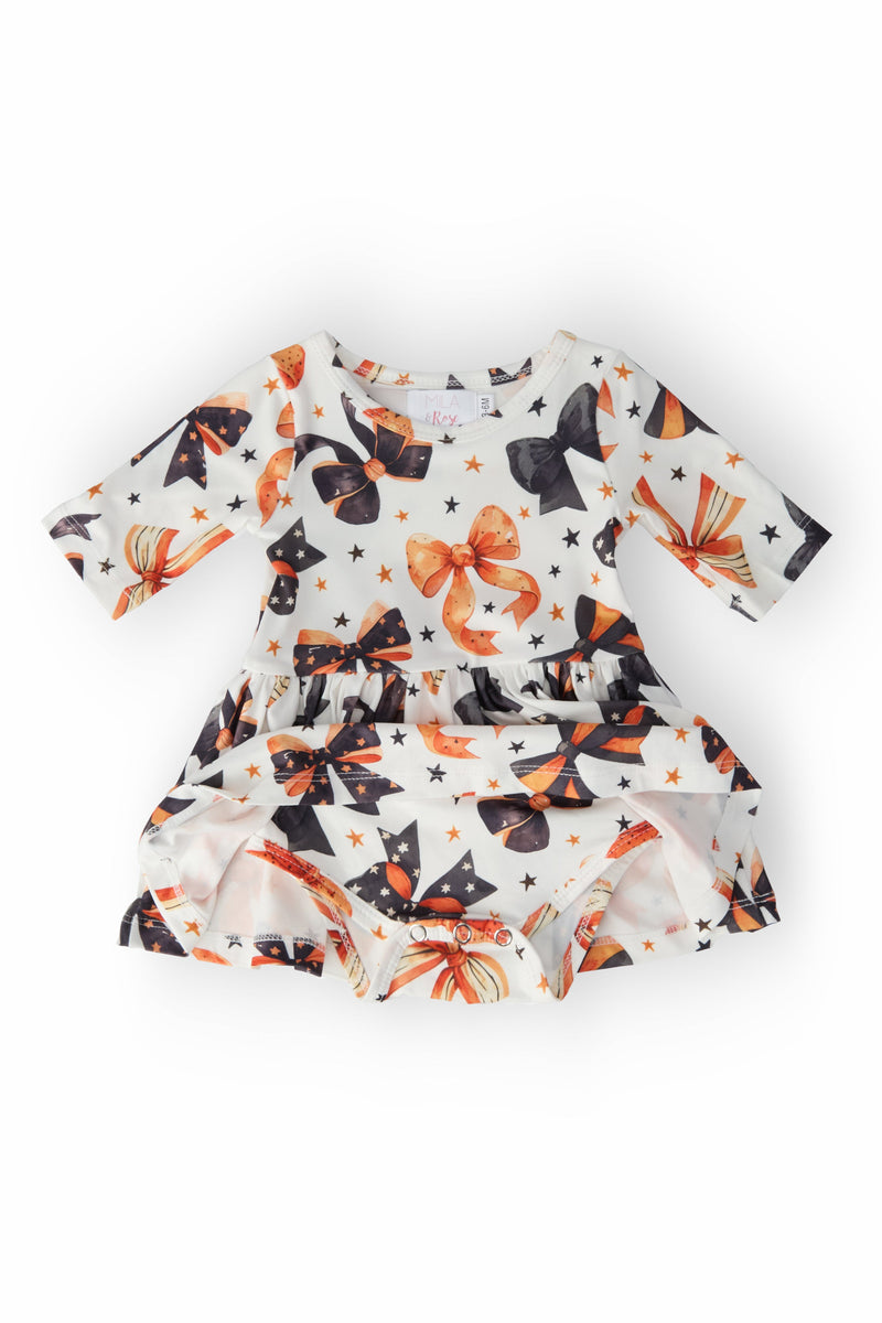 Trick or Twirl 3/4 Sleeve Twirl Bodysuit from Mila & Rose at Sophia's ...