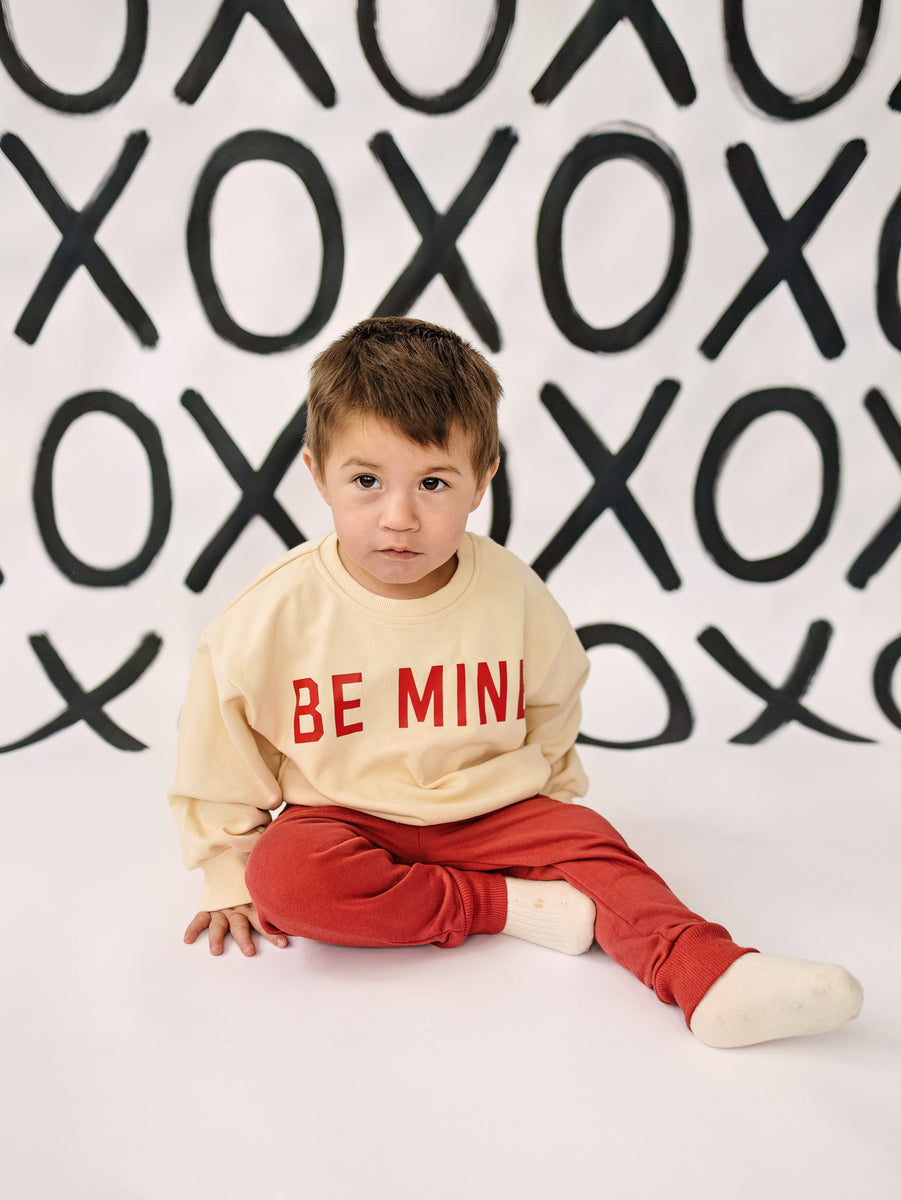 Be Mine Crewneck Sweatshirt - Cream at Sophia's Style – SophiasStyle.com