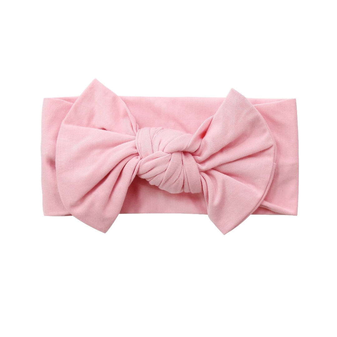 Candy Pink Knotted Bow – SophiasStyle.com