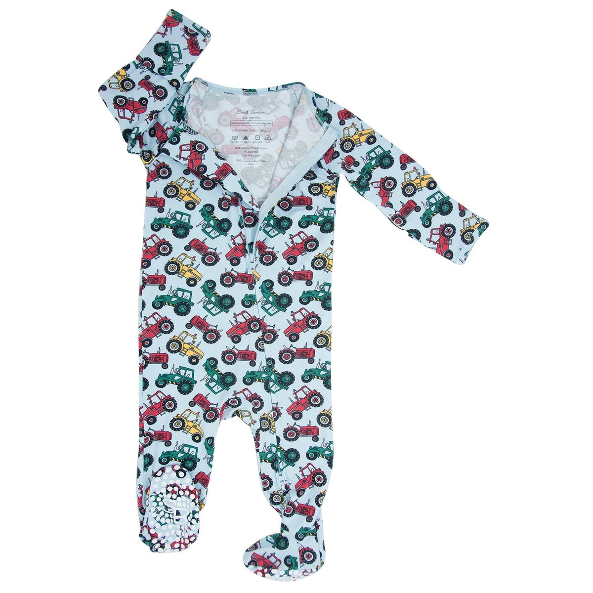 Down on the Farm Zipper Footie – SophiasStyle.com