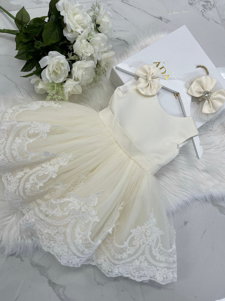Alana Dress Cream – SophiasStyle.com