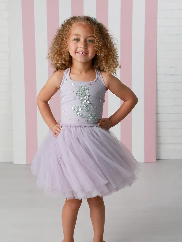 Lilac Mermaid Sparkle Tulle Girls Dress 12M-14 – SophiasStyle.com