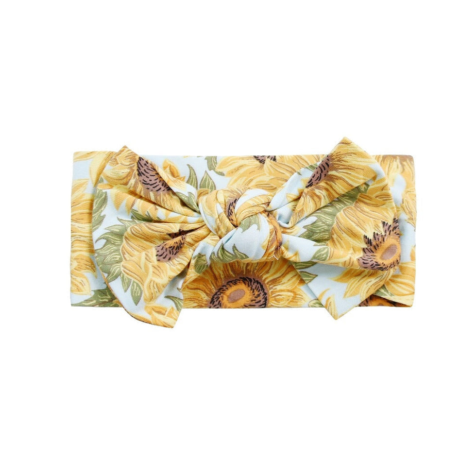 Sammy's Sunflower Knotted Bow – SophiasStyle.com