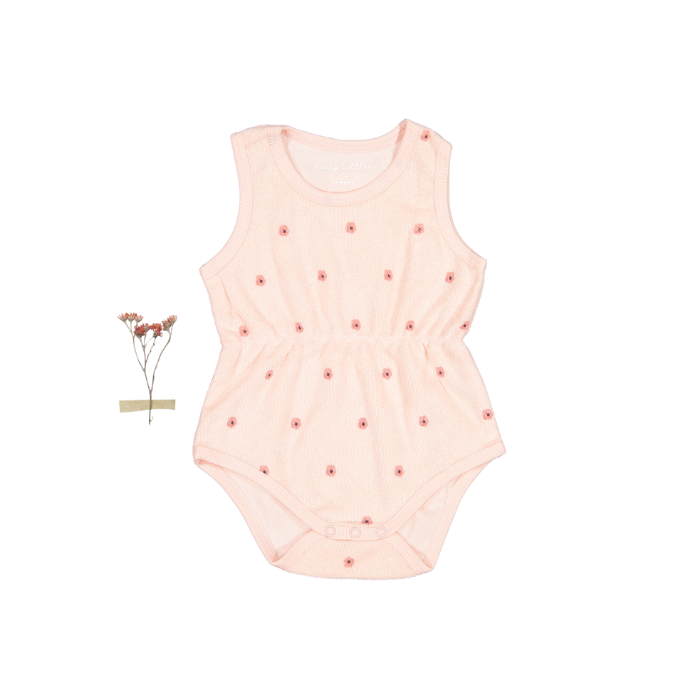 The Terry Romper - Rose Flower from Lovely Littles at Sophia's Style ...