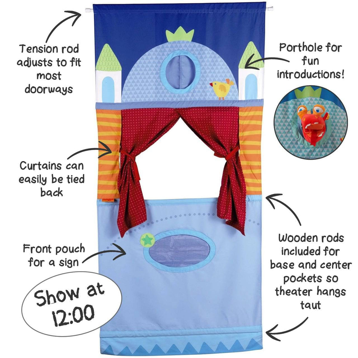 Hanging Doorway Puppet Theater – SophiasStyle.com